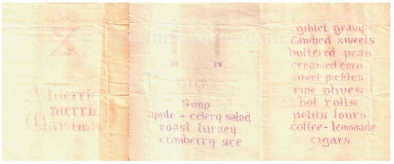A Tenth Army Christmas Dinner, 1944 ⋆ Veteran Voices Military Research ...