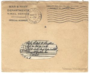 World War II: Victory Mail (V-Mail) ⋆ Veteran Voices Military Research ...