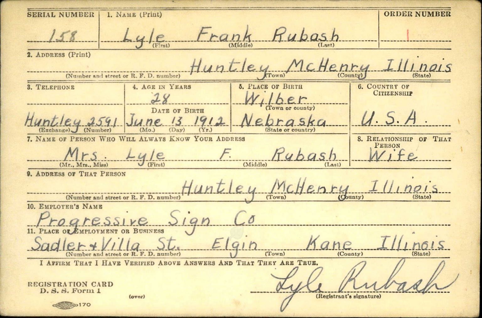 World War II Selective Service Draft Registrations ⋆ Veteran Voices ...